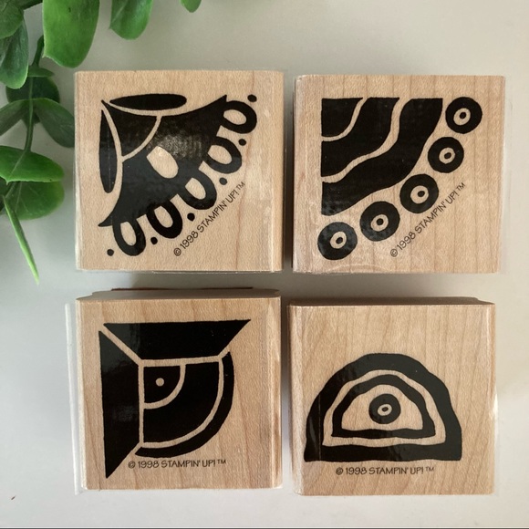 Stampin' Up! | Office | Su Confident Corners Rubber Stamp Set | Poshmark